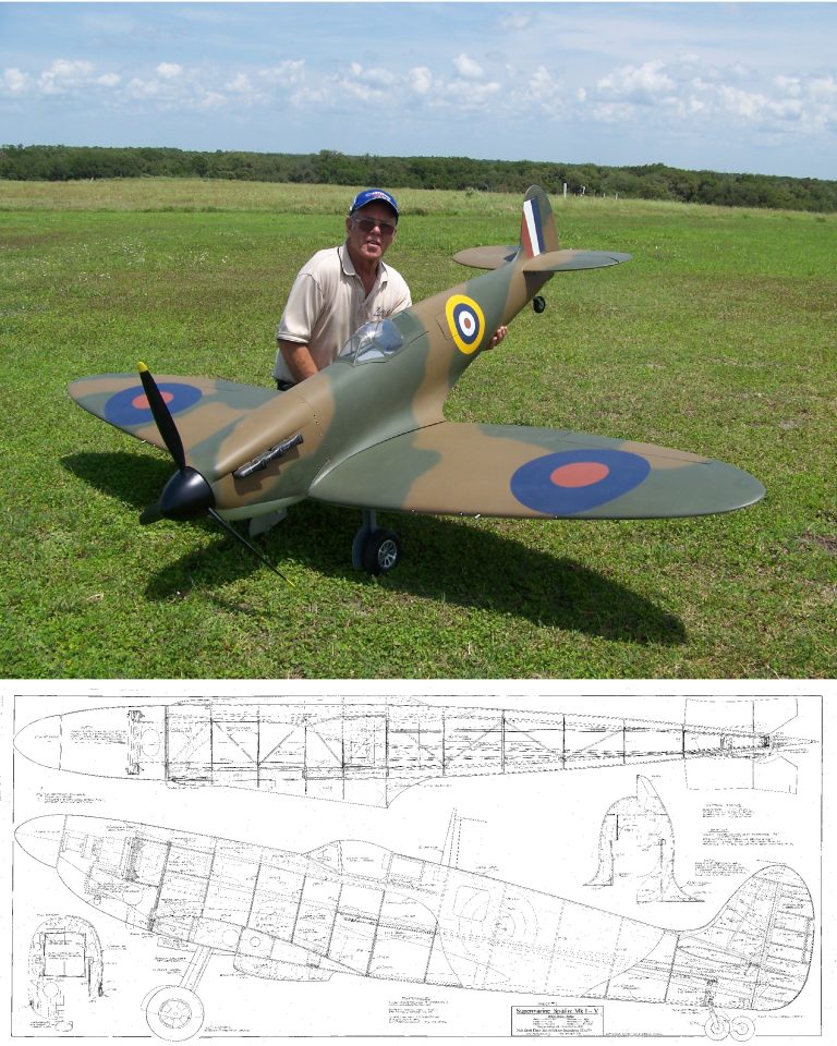 Supermarine Mk I-V Spitfire {1/4.4} – Laser Parts Kit (NZ) | Laser Cut ...