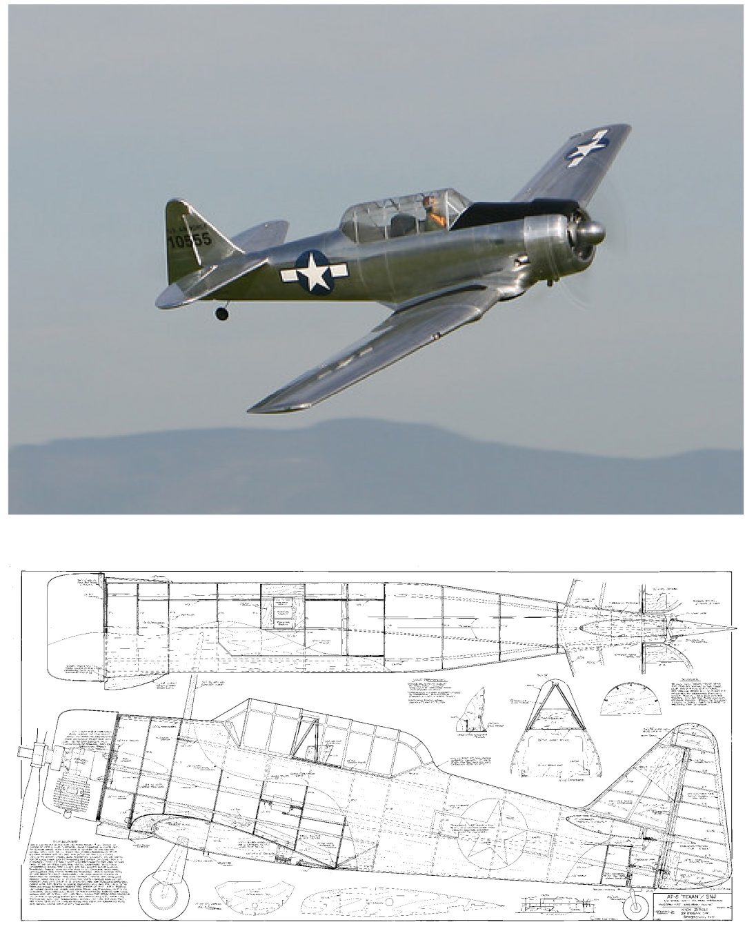 North American AT-6 Texan {1/5} – Plans (NZ) | Laser Cut Kits Australia